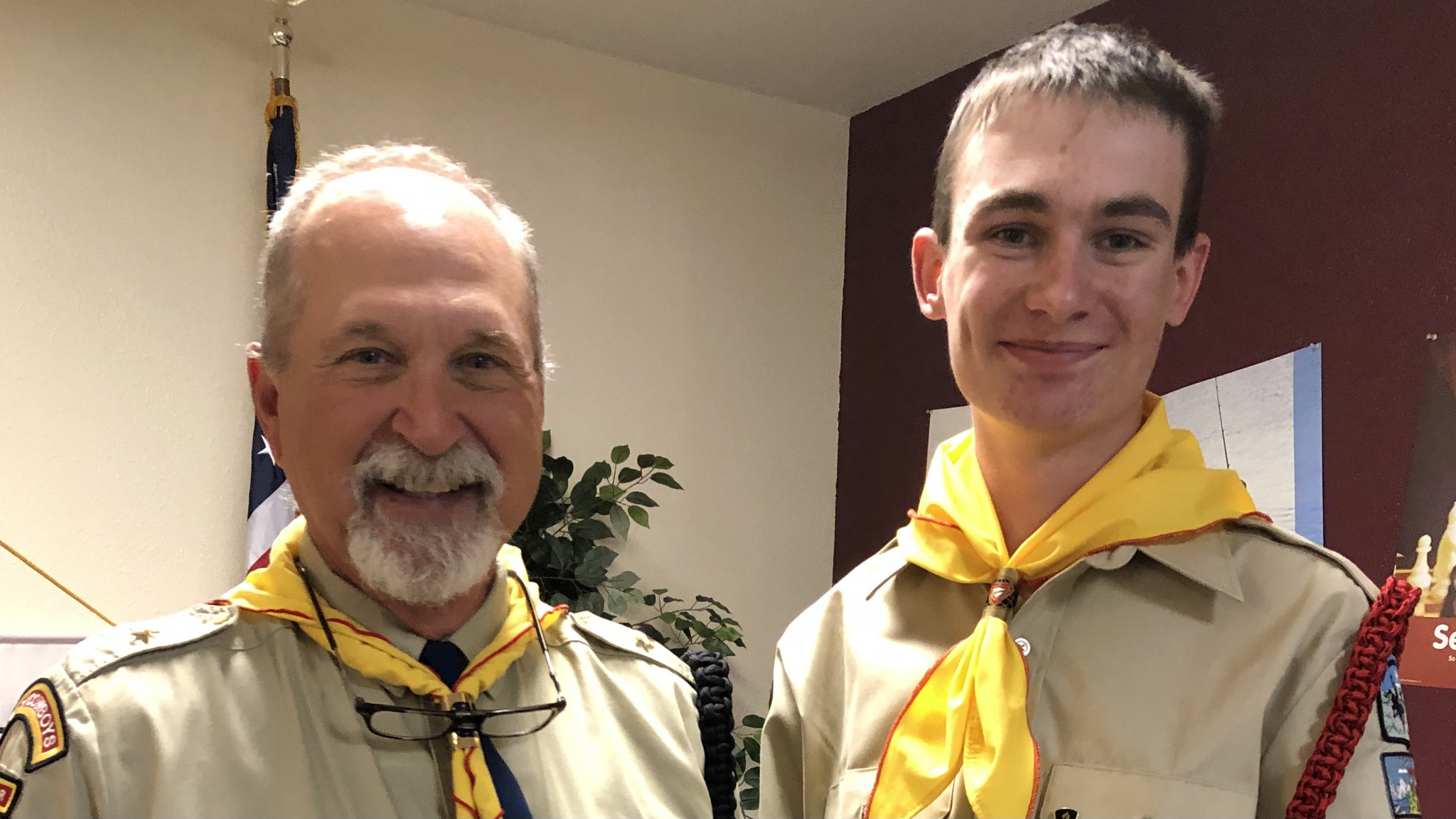 INSTEAD OF HORSES, CANINE MOLLIE REPRESENTS THE CODY COWBOYS PATHFINDER ...