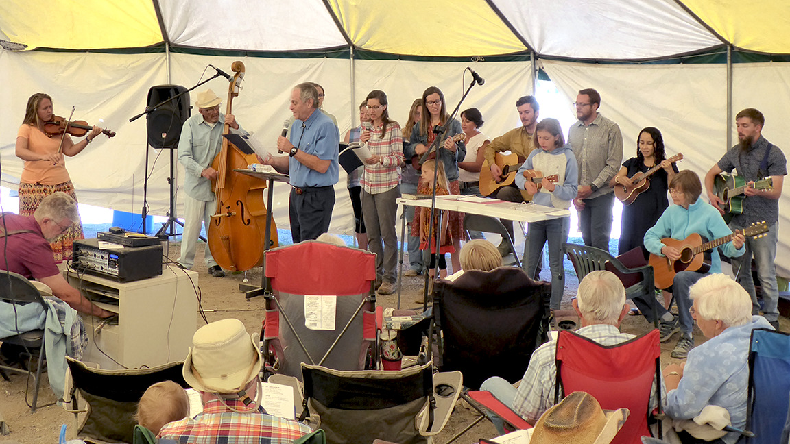PRAISE SANG IN THE WILDERNESS AT THE COWBOY CAMP MEETING – Rocky ...